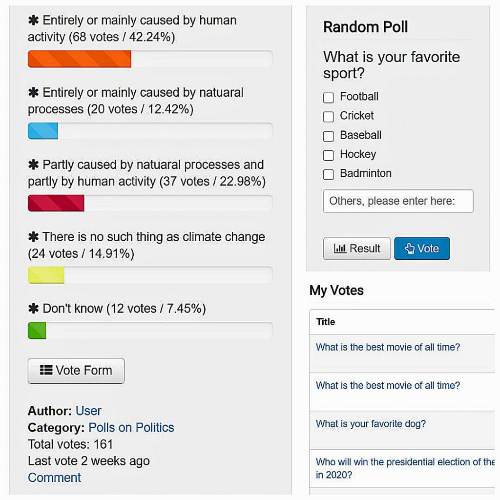 Community Polls - Joomla Polls Component - corejoomla.com